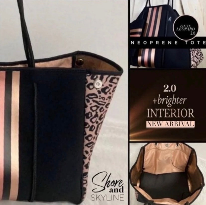 Neoprene tote bag purse – ShoreAndSkyline